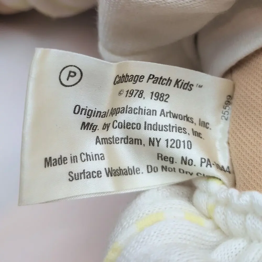 Cabbage Patch Kids | Toys | Vintage Cpk Cabbage Patch Kids 982 Coleco ...